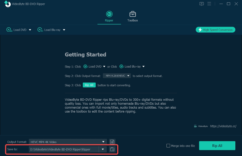 VideoByte BD-DVD Ripper User Guide